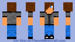 bad boy 2 gris Minecraft Skin