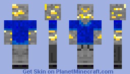 Gold Boy Minecraft Skin