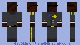 Magma Cube Police Officer Minecraft Skin