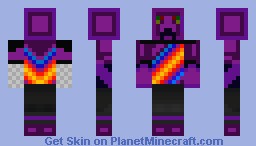 the space invader Minecraft Skin