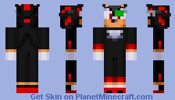 Nazo the hedgehog Minecraft Skin