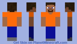 Basic Color Steve HD Minecraft Skin