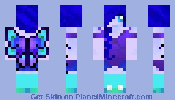 ^MinecraftNinja28^ Blue fairy Minecraft Skin
