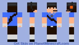 My Personal TF2 Scout Skin (Blue) Minecraft Skin