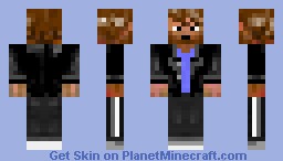 Casual 2 leather jacket Minecraft Skin