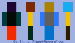 color man Minecraft Skin