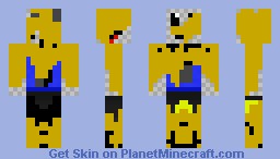 Oil spilled dude Minecraft Skin