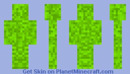 Green Slime Man Minecraft Skin