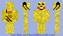 Pikachu Minecraft Skin