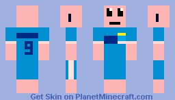 Manchester City Player Minecraft Skin