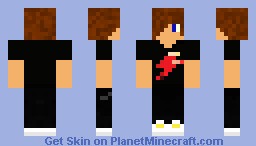 thunder speed Minecraft Skin