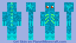 Sea MONSTER!! 3D hat Minecraft Skin
