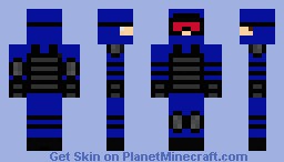 Blue swat Minecraft Skin