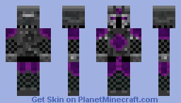 Obsidian Knight Minecraft Skin