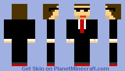 Man In Suit Minecraft Skin