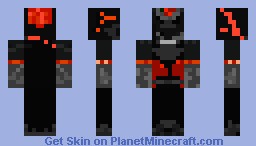 Daedric Armor (Skyrim) Minecraft Skin