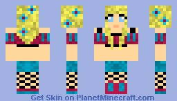 Clubing Girl. Minecraft Skin