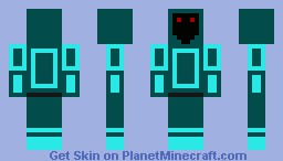 Diamond demon Minecraft Skin