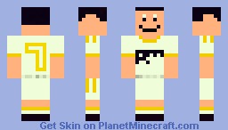 Cristiano Ronaldo (Real Madrid) 2012 Minecraft Skin