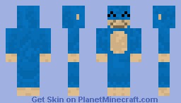 Blue Monkey Minecraft Skin