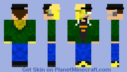Golden Staff Minecraft Skin