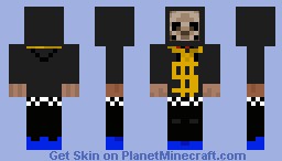 bling bling skull Minecraft Skin