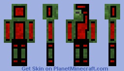cyborg zombie Minecraft Skin