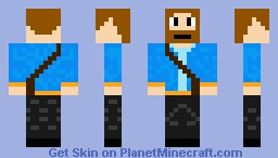 Blue Colonial Minecraft Skin