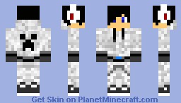 White Hoodie Minecraft Skin
