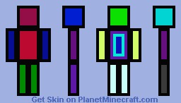 COLORFUL GUY (No face) Minecraft Skin