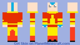 Avatar Aang Minecraft Skin