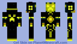 Electric Creeper Minecraft Skin
