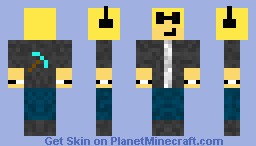 leather jacket guy Minecraft Skin