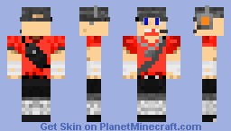 Red Scout Minecraft Skin