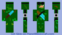 forest assassin Minecraft Skin