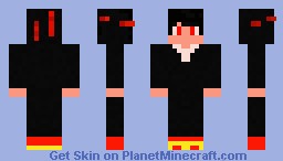 Teen human Shadow the hedghog Minecraft Skin