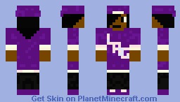 The Lag Guy Purple Version Minecraft Skin