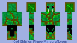 the leaf troll Minecraft Skin