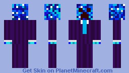 Ice creeper Minecraft Skin