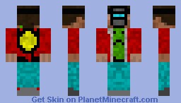 Burst's Epic Steve Fusion Core Minecraft Skin