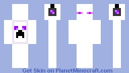 white enderman Minecraft Skin