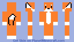 Cute Baby Fox Minecraft Skin