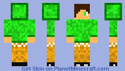 Green Teen (full hood) Minecraft Skin