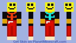 4 Face Minecraft Skin