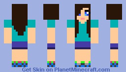 steve girl Minecraft Skin