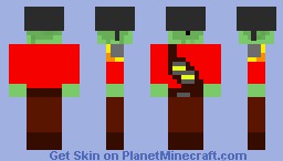 Slime soldier Minecraft Skin
