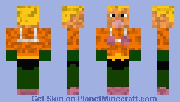 Mermaid Man Minecraft Skin