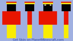 German Flag Man Minecraft Skin