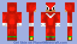 Knuckles Minecraft Skin