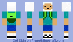 Adventuretime Finn Minecraft Skin